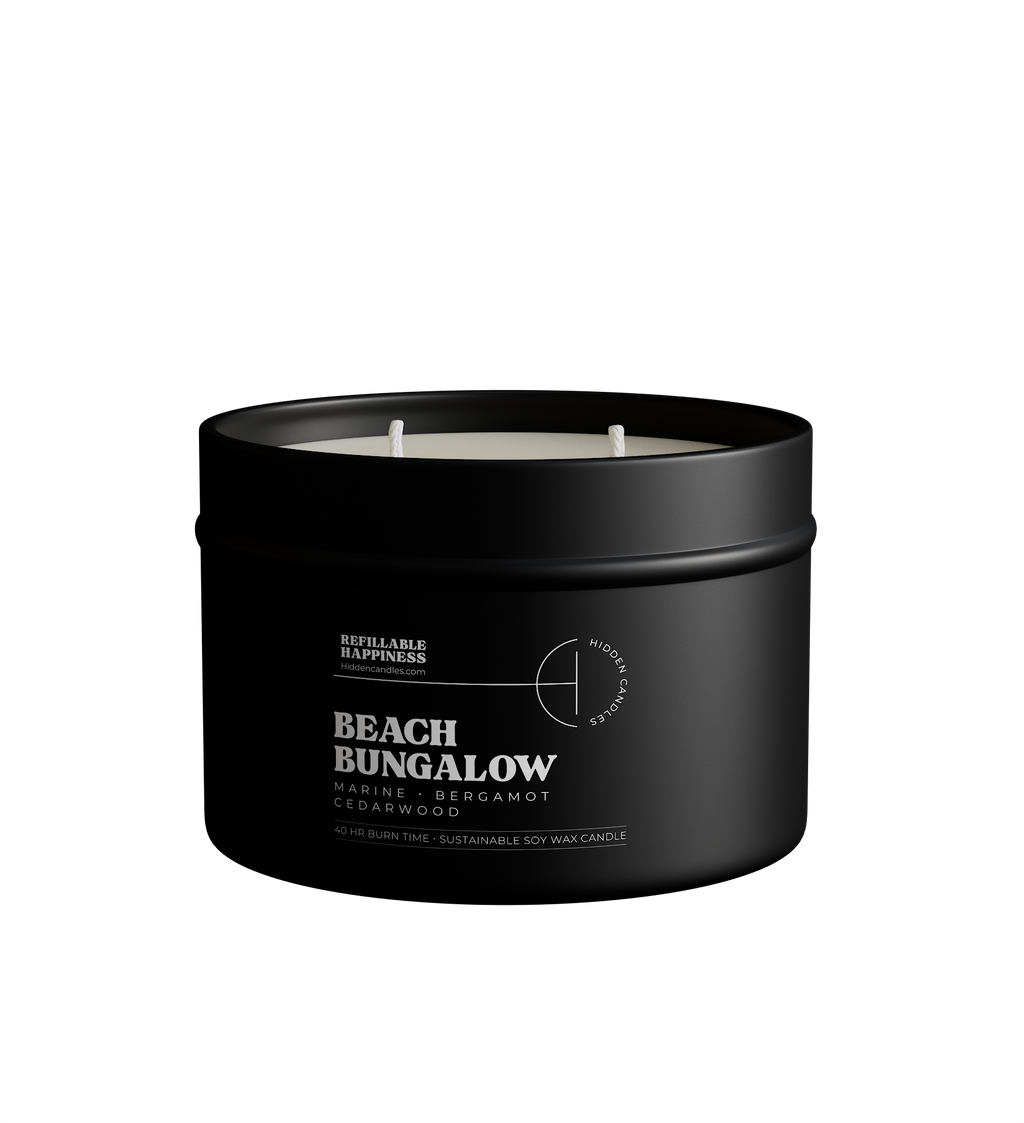 Beach Bungalow Candle Refill – Hidden Candles